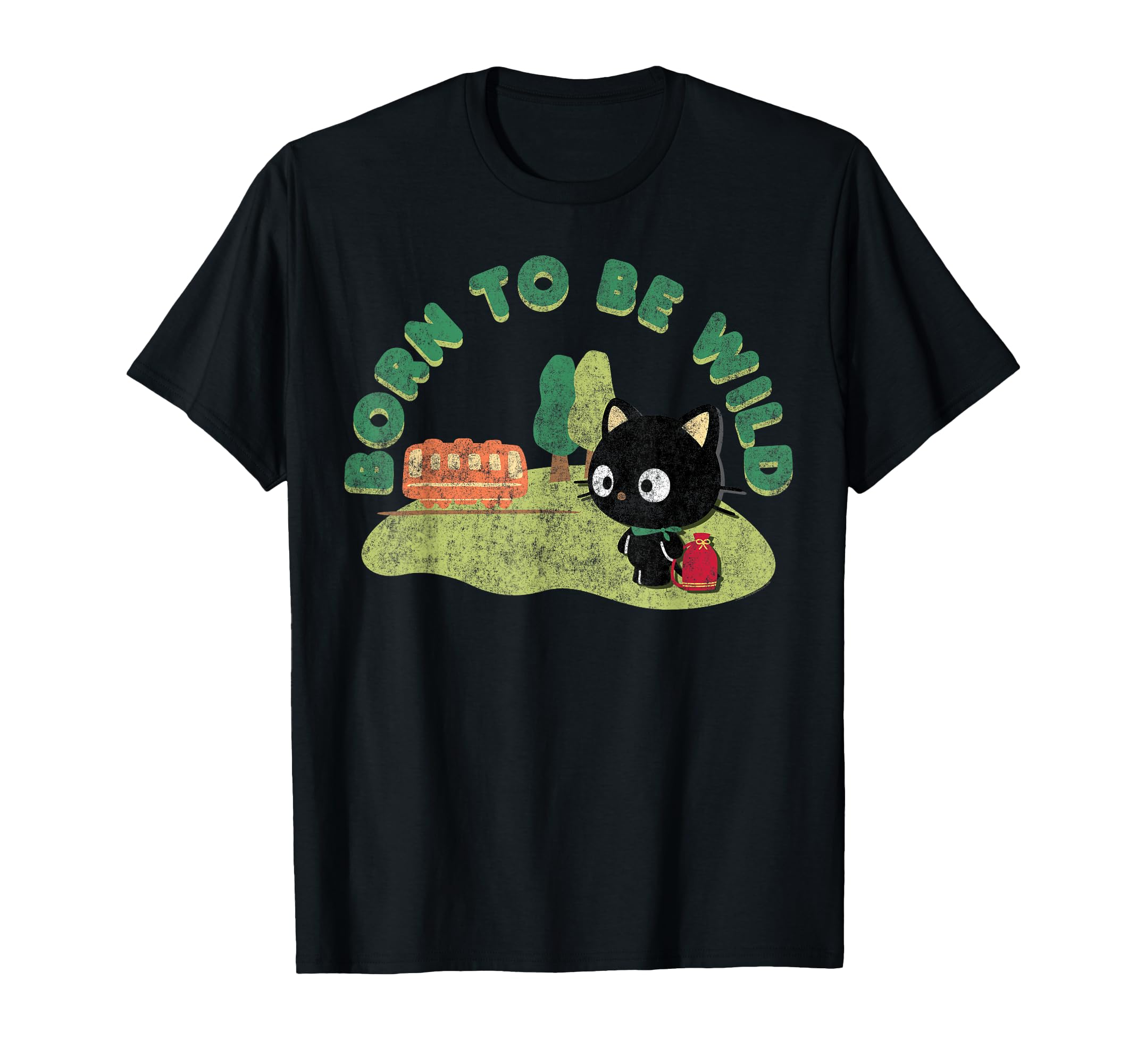 Amazon.com: Chococat Born to Be Wild T-Shirt : Clothing, Shoes & Jewelry