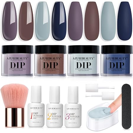 Amazon.com : Modelones 4 Colors Dip Powder Nail Starter Kit, 2023 ...