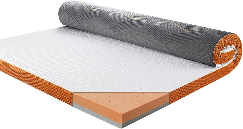 Topper Materasso in Memory Foam, Topper Singolo ad Alta Densità con ...