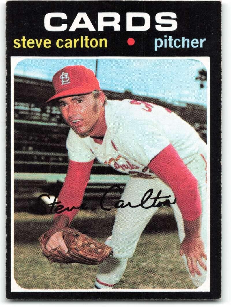 Amazon.com: 1971 Topps #55 Steve Carlton EX/NM St. Louis Cardinals ...