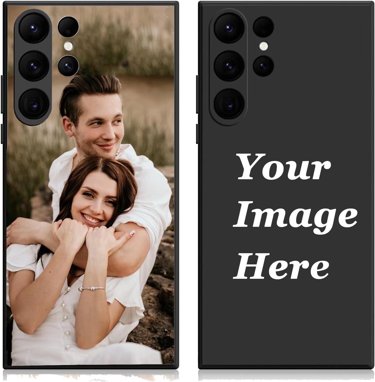 Amazon.com: Personalized Multiple Pictures/Photos Custom Phone Case for Samsung Galaxy S24 S23 ...