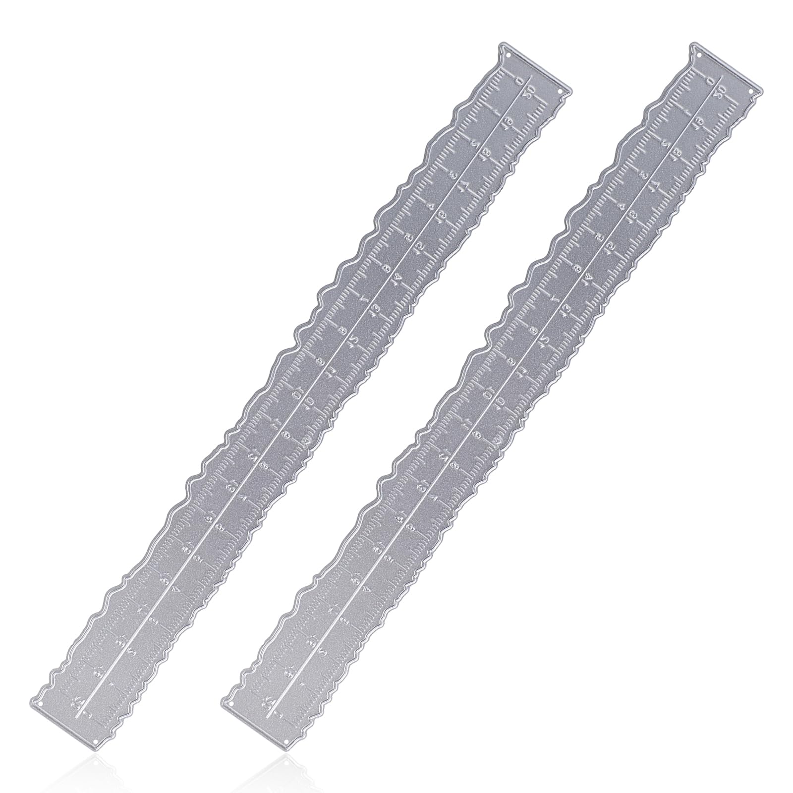 Amazon.com: 2 Pcs Deckle Edge Ruler Paper Tearing Ruler Metal Craft ...