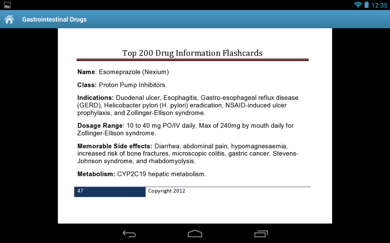 Pharmacy Top 200 Drug Information Flash Cards - Lite - App on the ...