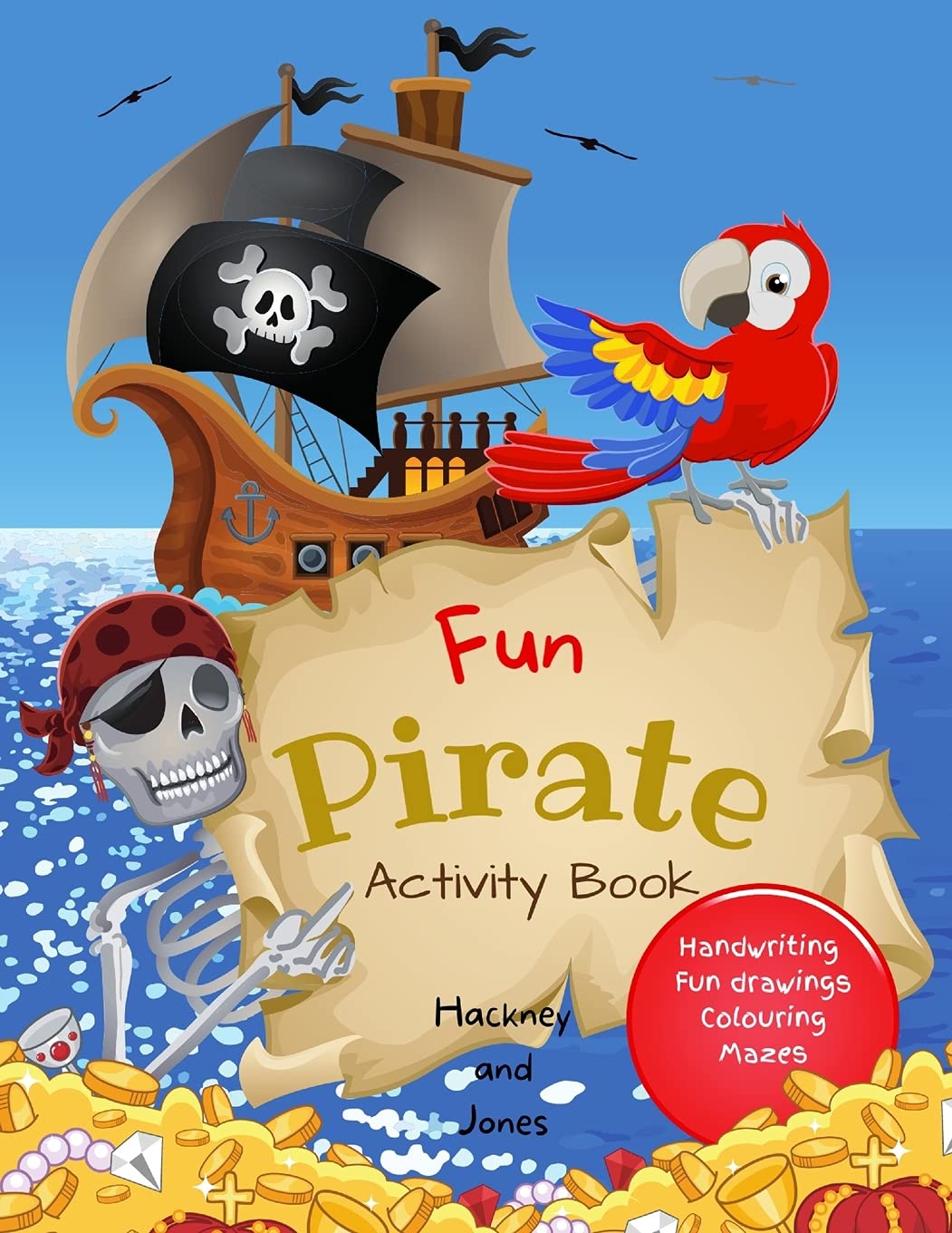 Fun Pirate Activity Book Perfect Pirates Present That Will Keep ...