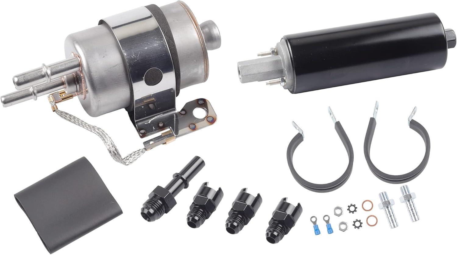 Amazon.com: Dasbecan GSL392 255LPH Inline Fuel Pump & 58PSI Fuel Filter ...