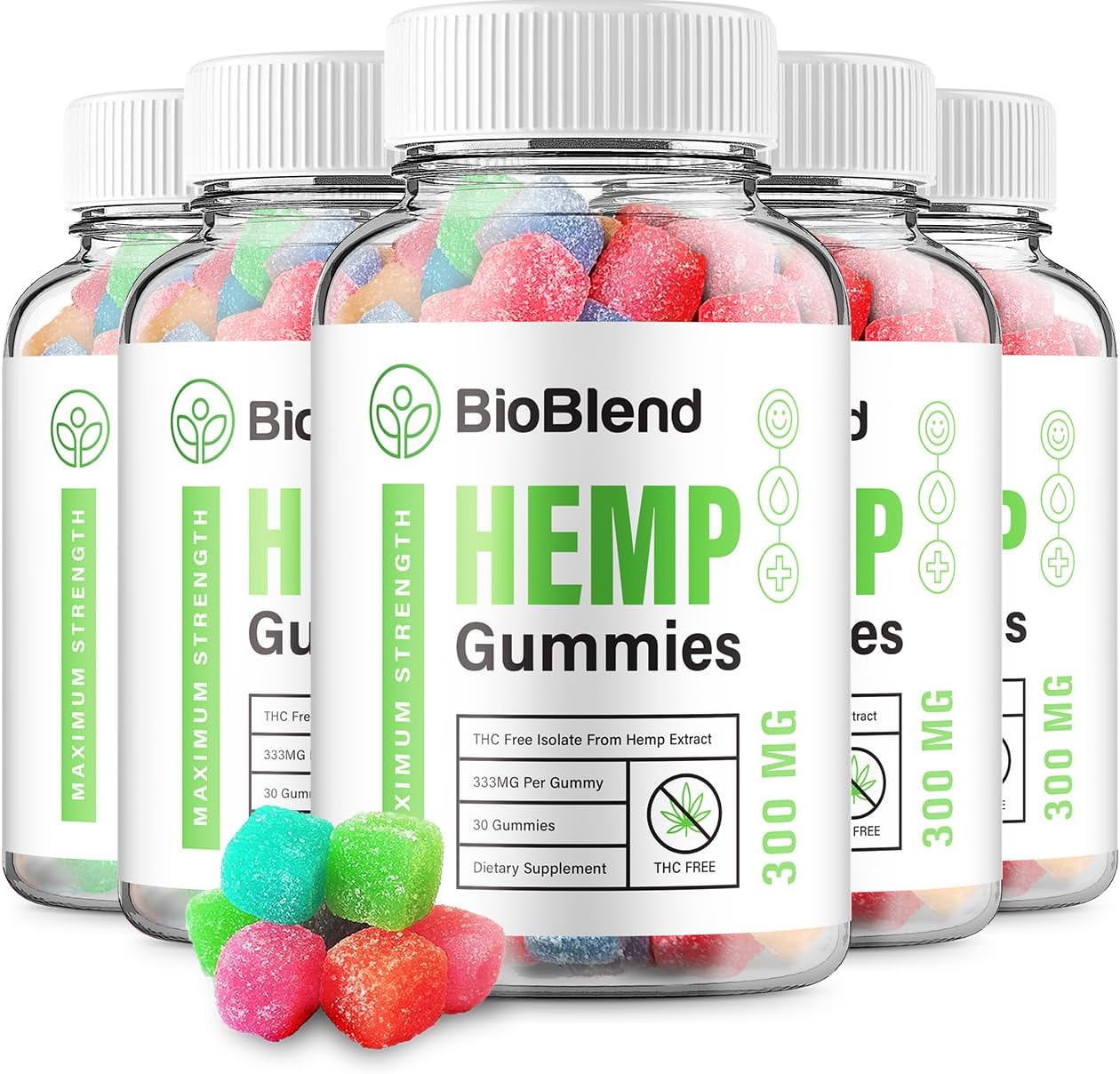 Amazon.com: Rillvo (5 Pack) BioBlend Hemp Gummies Advanced Formula Bio ...
