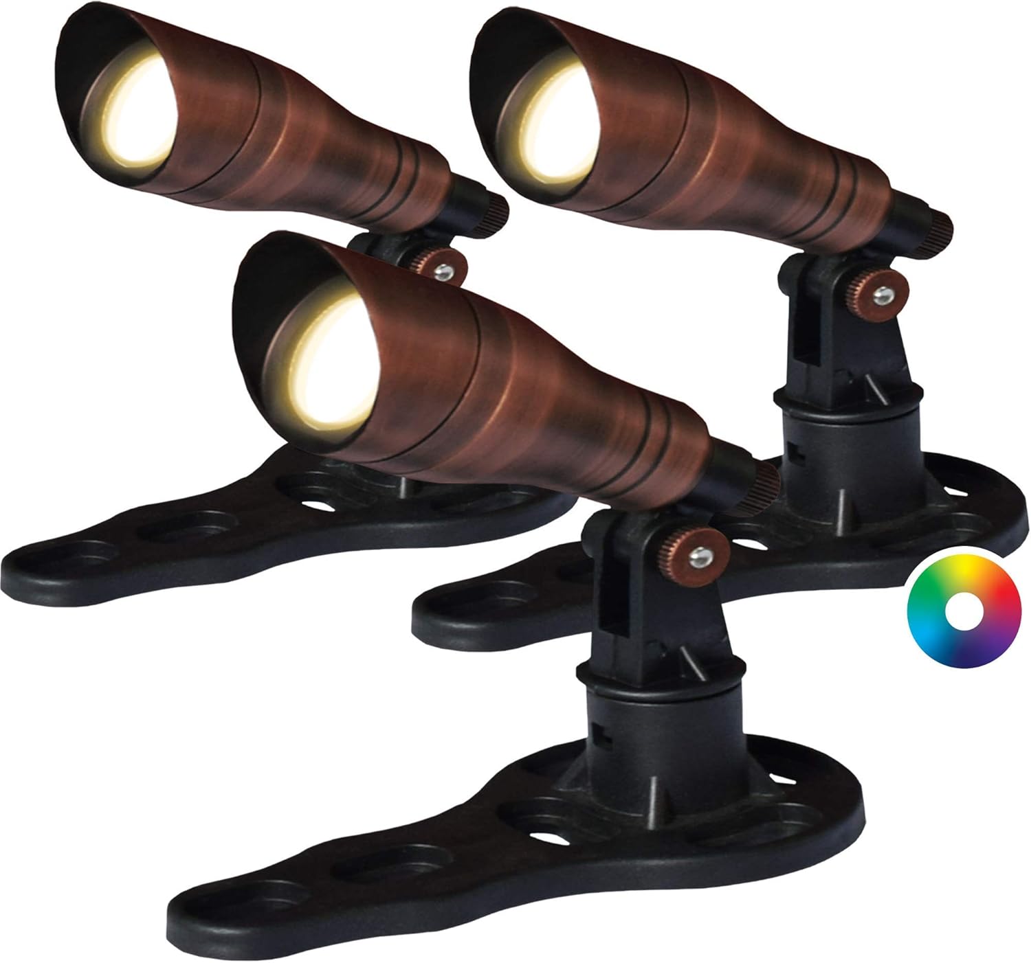 Amazon.com : Ignite Landscape Lighting 3-Watt Bronze Color Changing ...