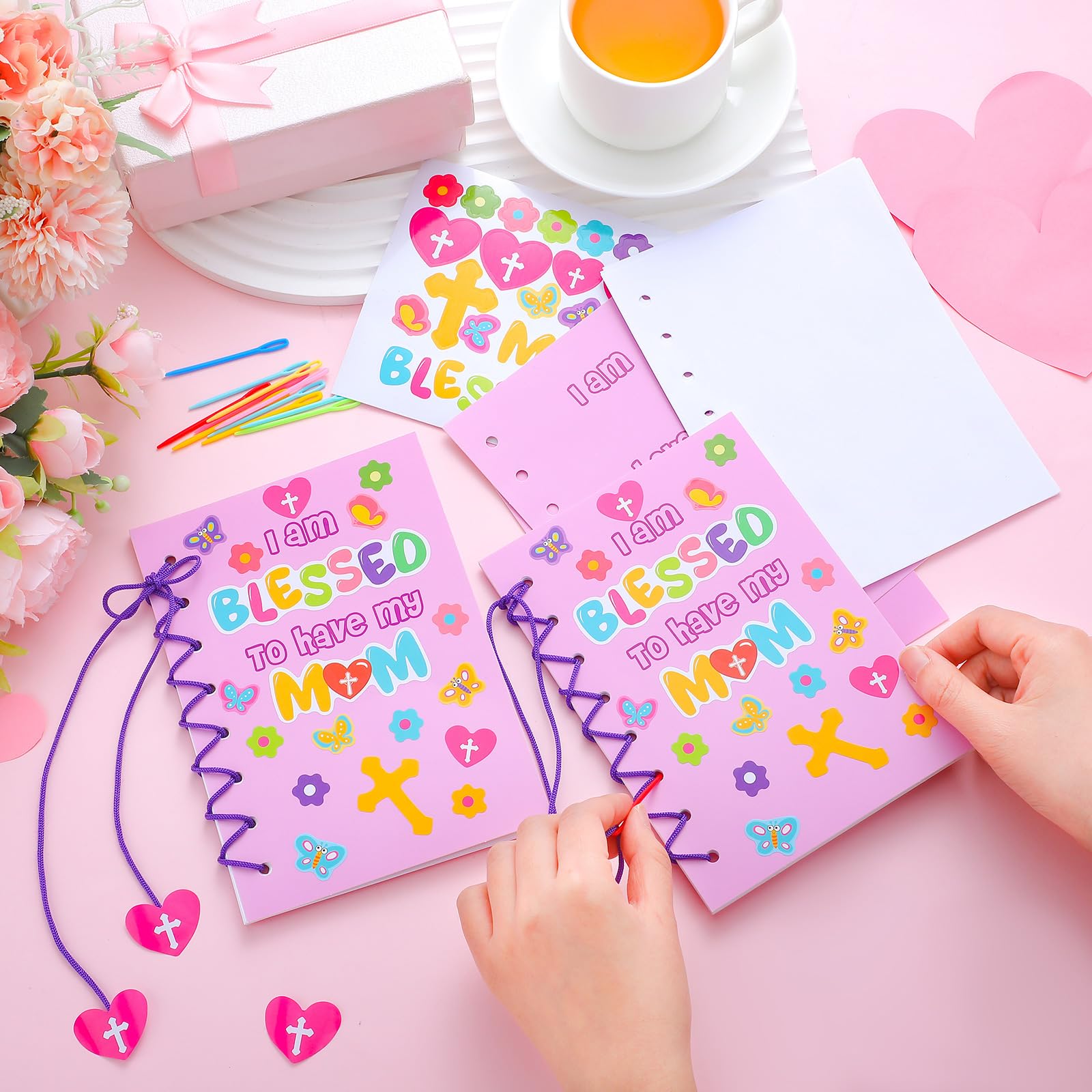 Snapklik.com : Poen 30 Sets Mothers Day Journal Craft Kit For Kid ...