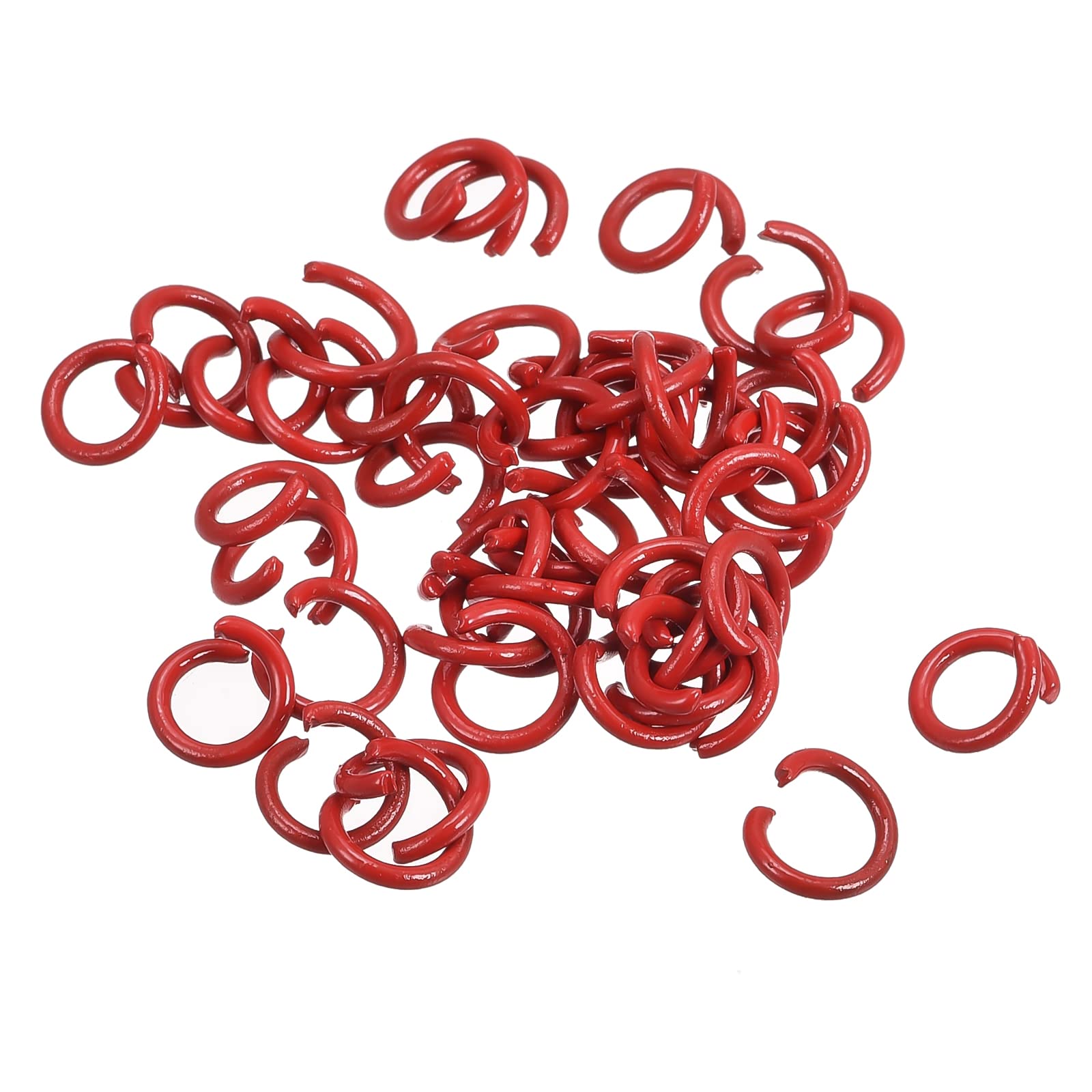 Amazon.com: uxcell Open Jump Rings, 10mm Colorful O-Ring Connectors for ...