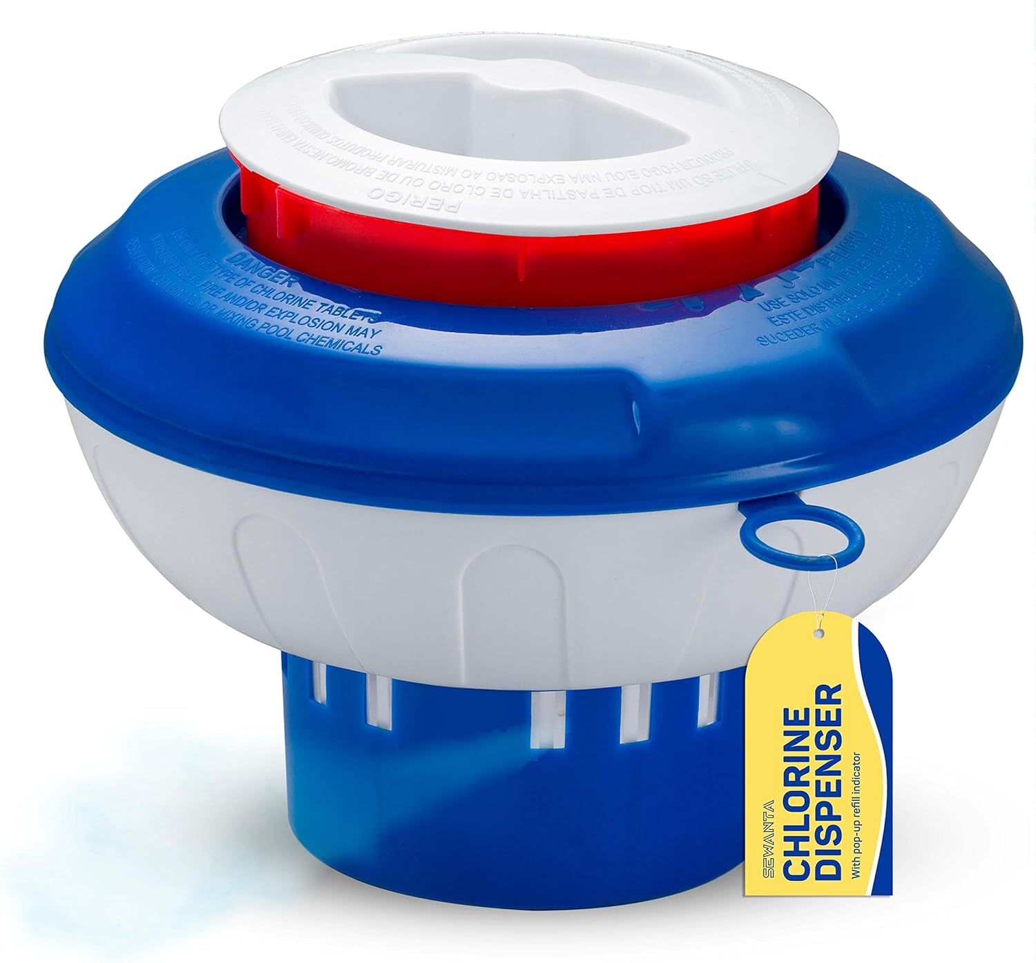 Amazon.com : Floating Chlorine Dispenser for Pools with Pop-up ...