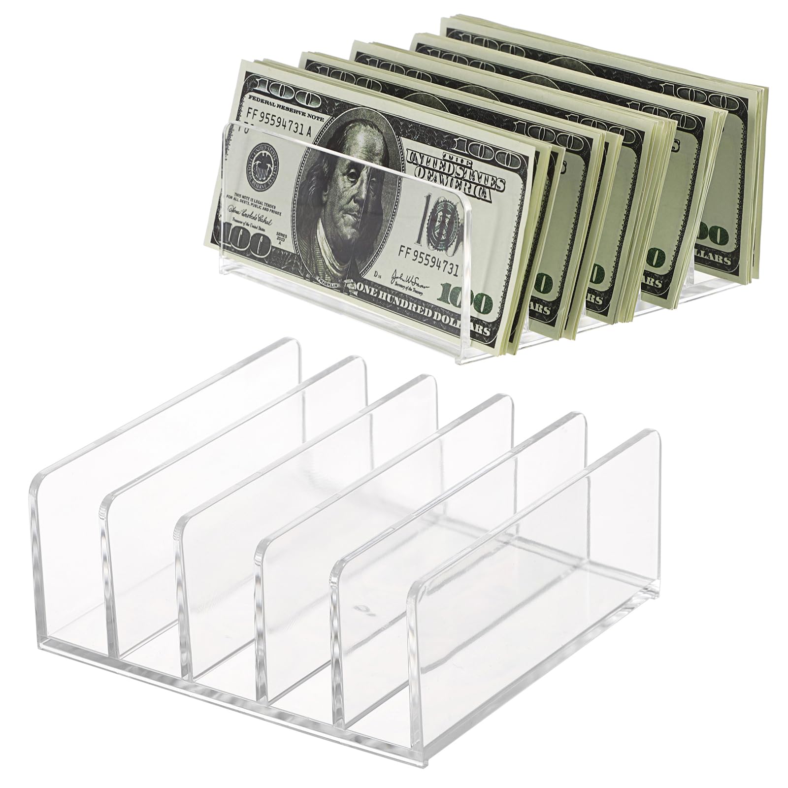 Amazon.com: Hipiwe 2-Pack Acrylic File Organizer for Sorting Mail - 5 ...