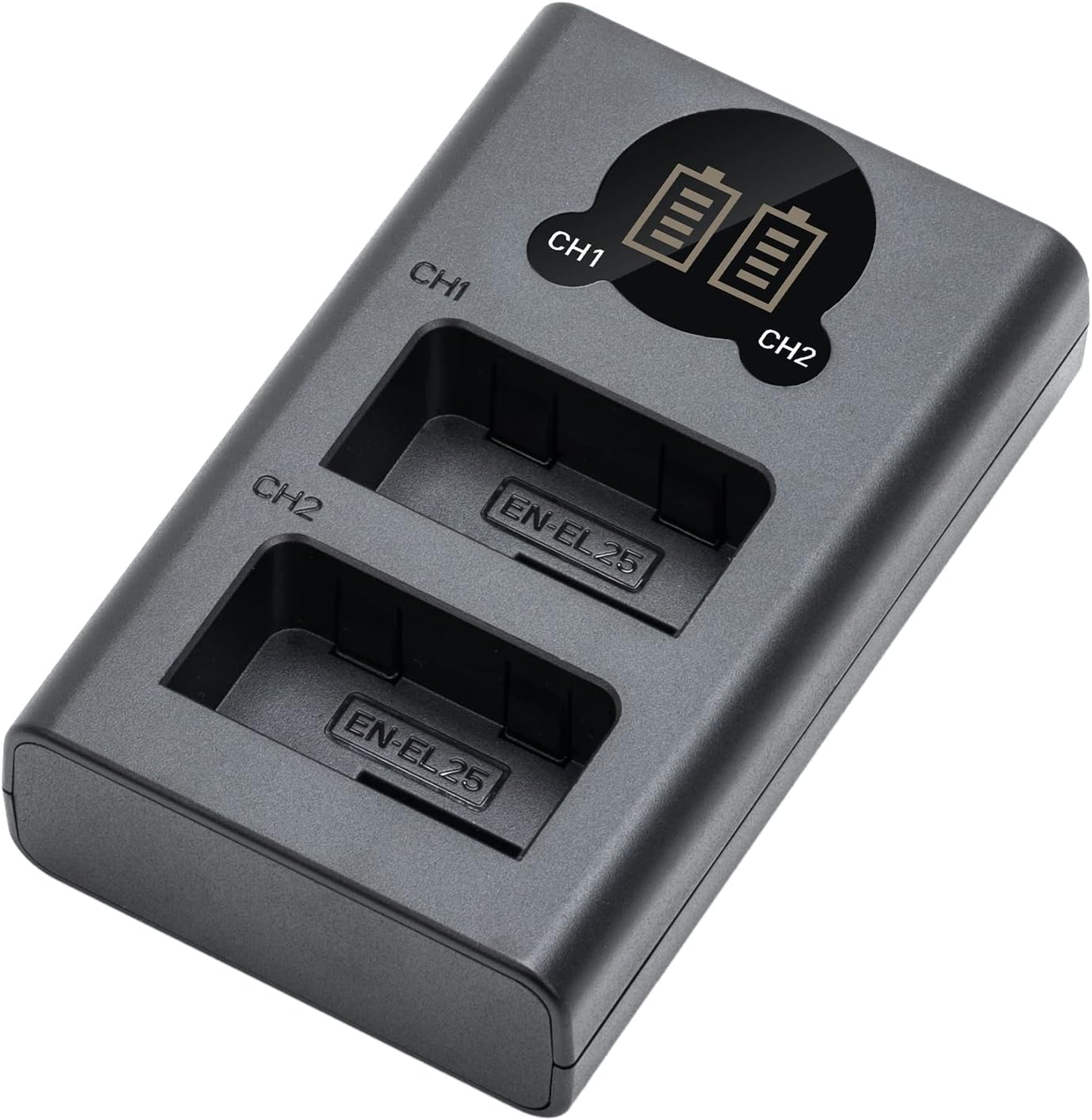 Amazon.com : Kimaru EN-EL25 Battery Charger, Double Slot EN-EL25 ...