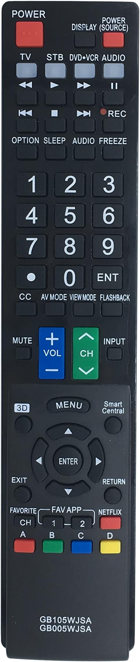Amazon.com: GB005WJSA GB105WJSA Replace Remote Control fit for Sharp TV ...