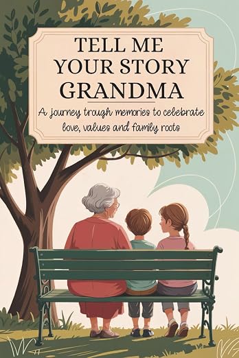 Amazon.com: Grandma Tell Me Your Story: A Journey Through Memories To ...