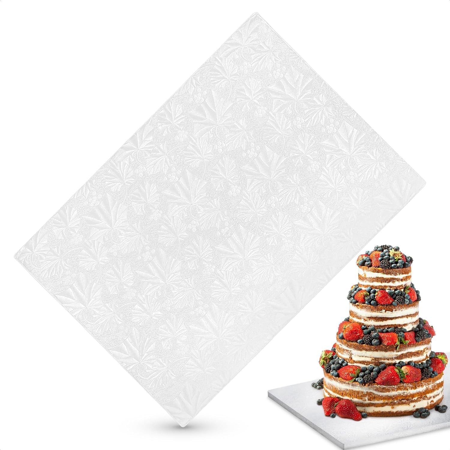 Amazon.com: BURIUS Rectangle Cake Board Cake Drum - 10x14 Cake Board ...