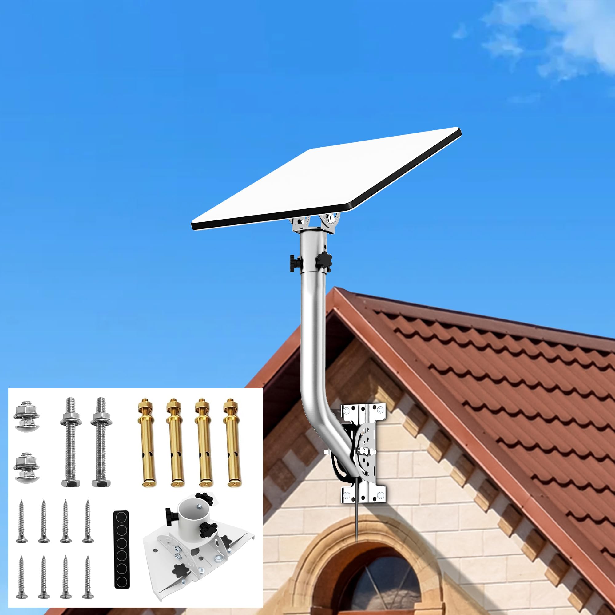 Amazon.com: Starlink Mini Wall Mount, 12" J-Pole Mounting Bracket Kit ...