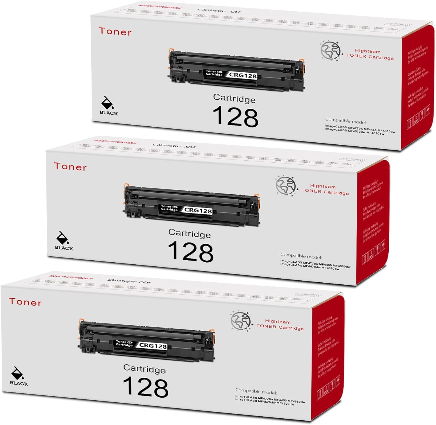 CRG-128 128 Toner Cartridge CRG128 Toner Black High Yield Replacement ...