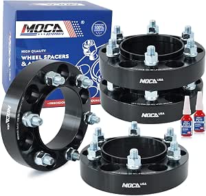 Amazon.com: MOCA 4PCS 1.25" Wheel Spacers 6x5.5 to 6x5.5 Bolt Pattern ...