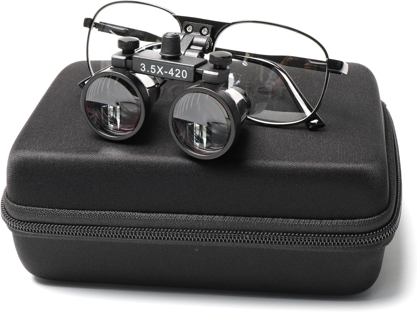 Amazon.com: 2.5X/3.5X Binocular Loupes Glasses Magnifier Loupes ...