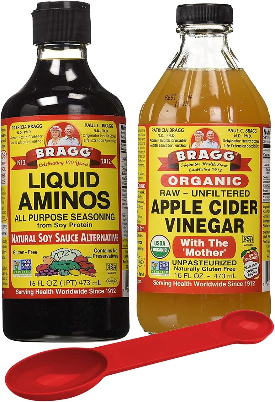 Amazon.com : Bragg Organic Raw Apple Cider Vinegar, 16 Ounce (1 pack ...