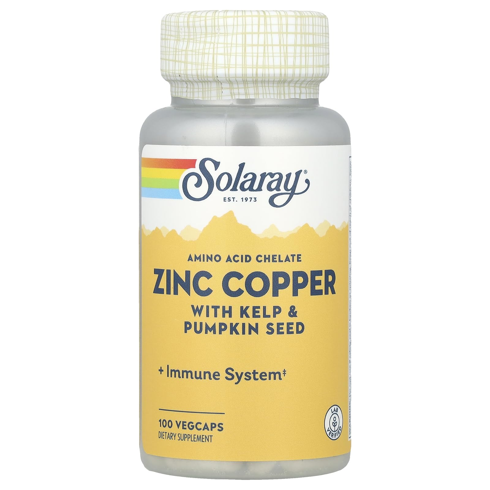 Amazon.com: Solaray Zinc + Copper Amino Acid Chelate VCapsules, 100 ...