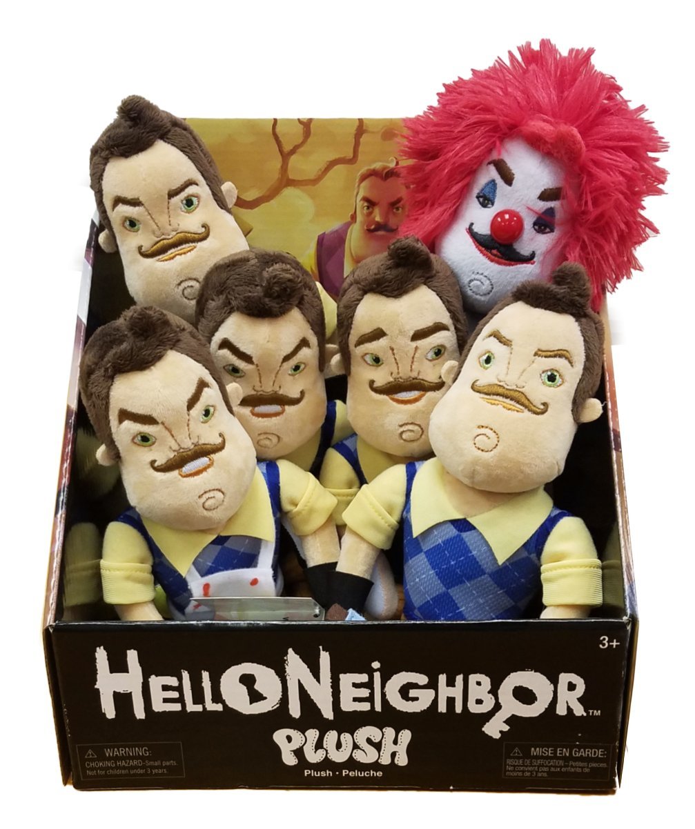 Buy Hello Neighbor 10" Plush Toy Set of All 6 Styles -Complete Set ...