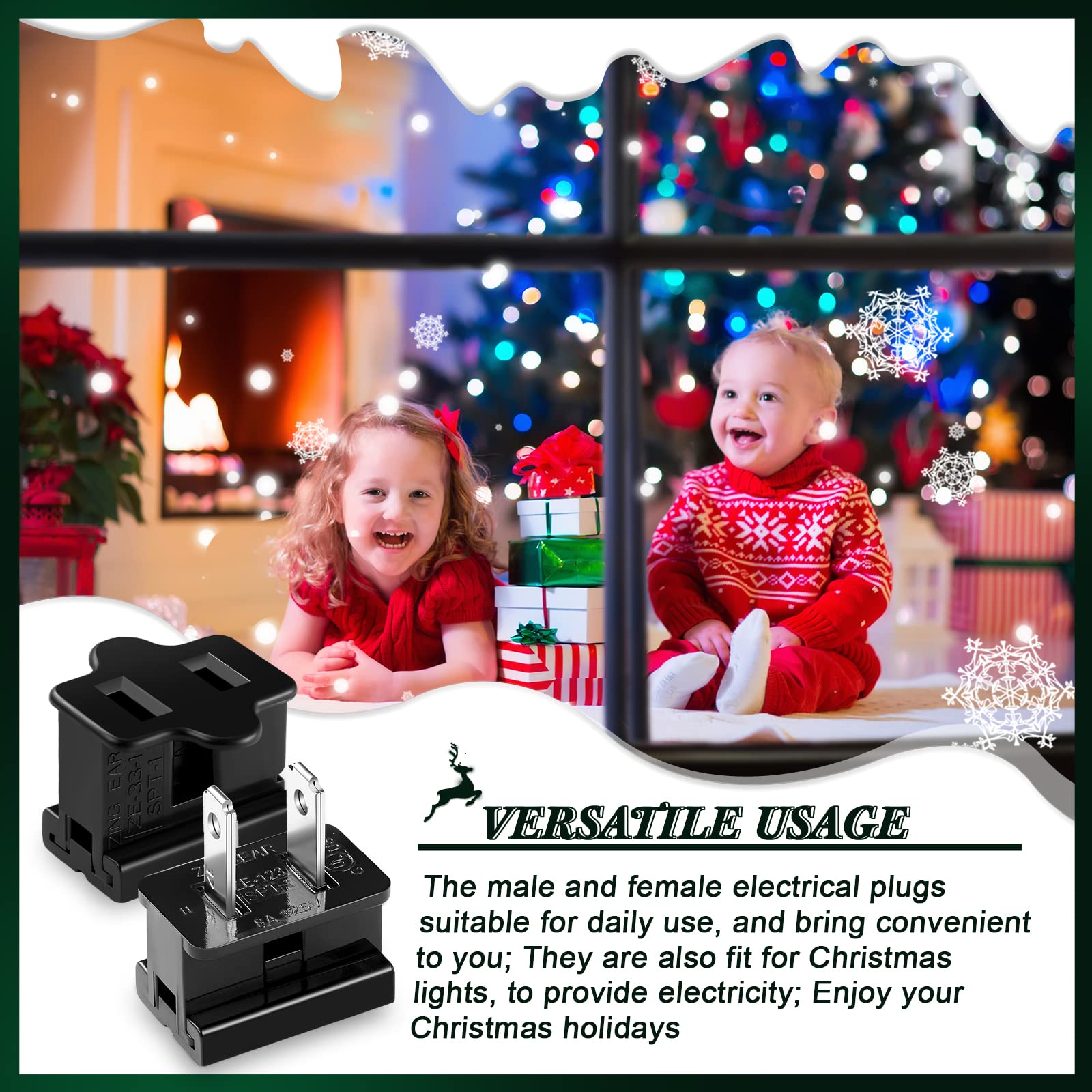 Snapklik.com : Flutesan 20 Pack Christmas Female And Male Vampire Plugs ...