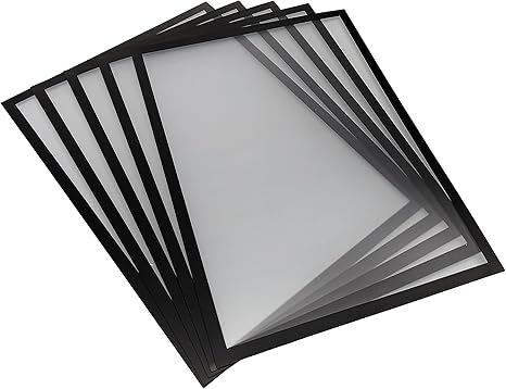 Shadow Foam Magnetic Document Holder | Pack of 5 | Internal Signage Frame | Magnetic A5, A4, A3 ...