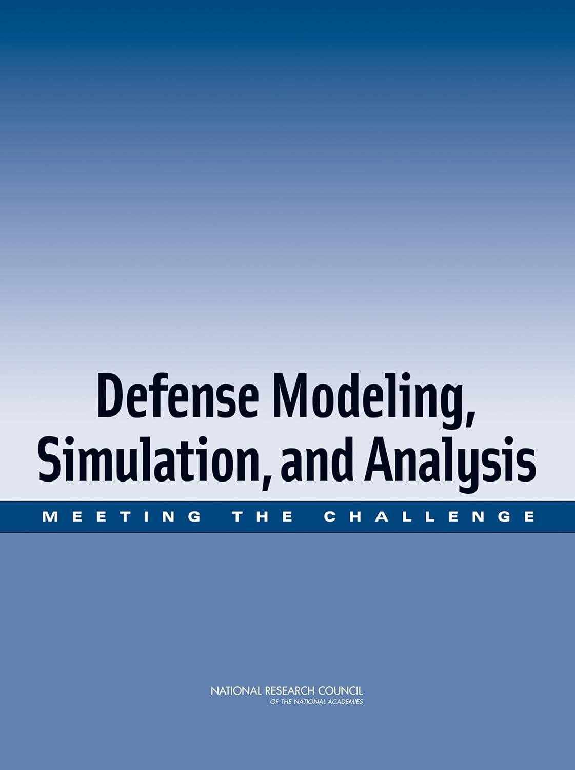 Amazon.com: Defense Modeling, Simulation, and Analysis: Meeting the ...