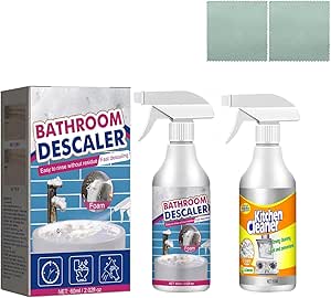 Amazon.com: quroad Bathroom Descaler Foam Cleaner, Stubborn Stains ...