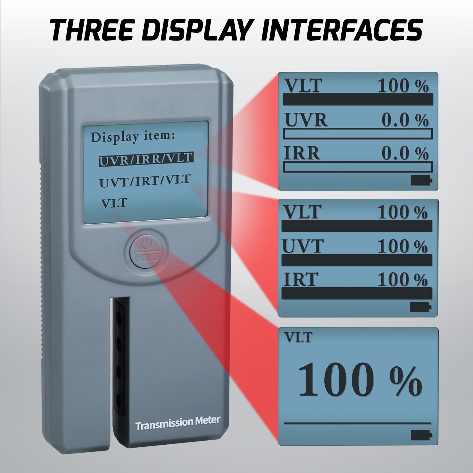 Snapklik.com : Digital Window Tint Meter Car Side Window Tint Tester ...