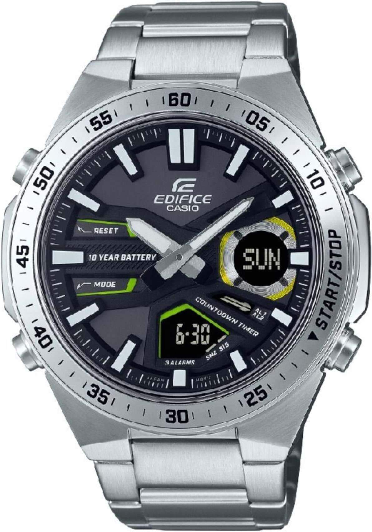 Buy Casio Edifice Analog-Digital Black Dial Men's Watch-EFV-C110D ...