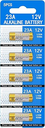 Amazon.com: HoootCell A23 Battery 23A 12 Volt Battery 5 Count 12V 23AE ...