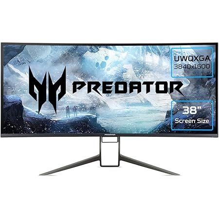Acer Predator X38P 38 Inch UWQXGA Ultrawide Gaming Monitor (IPS Panel ...