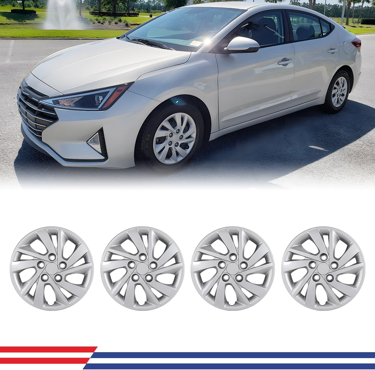 Amazon.com: CAROXX (4-Pack) 15'' Wheel Rim Cover Hubcaps for 2017-2020 ...