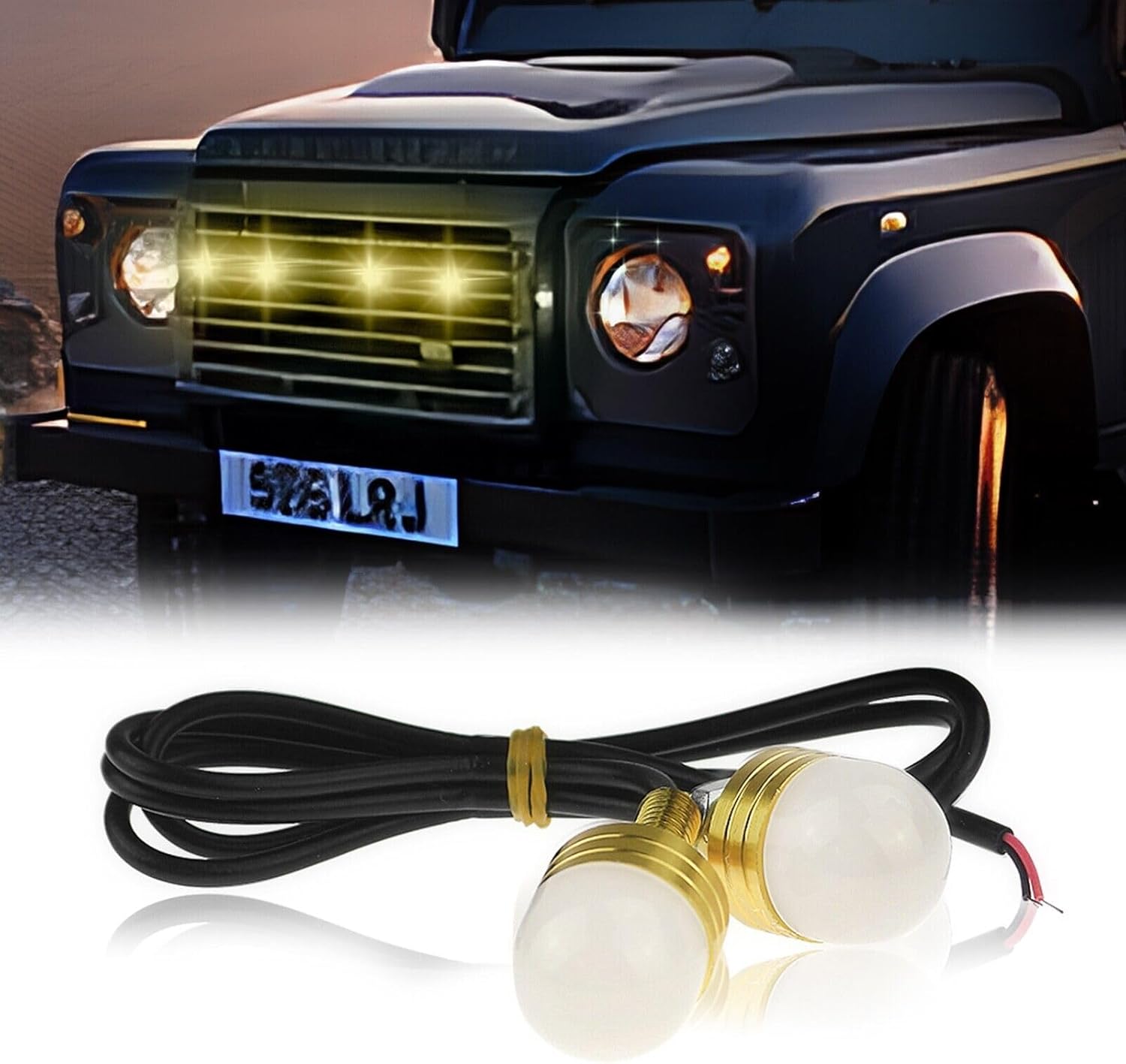 Amazon.com: 2pcs 3/4"LED Round Bullet Side Marker Lights Clearance ...