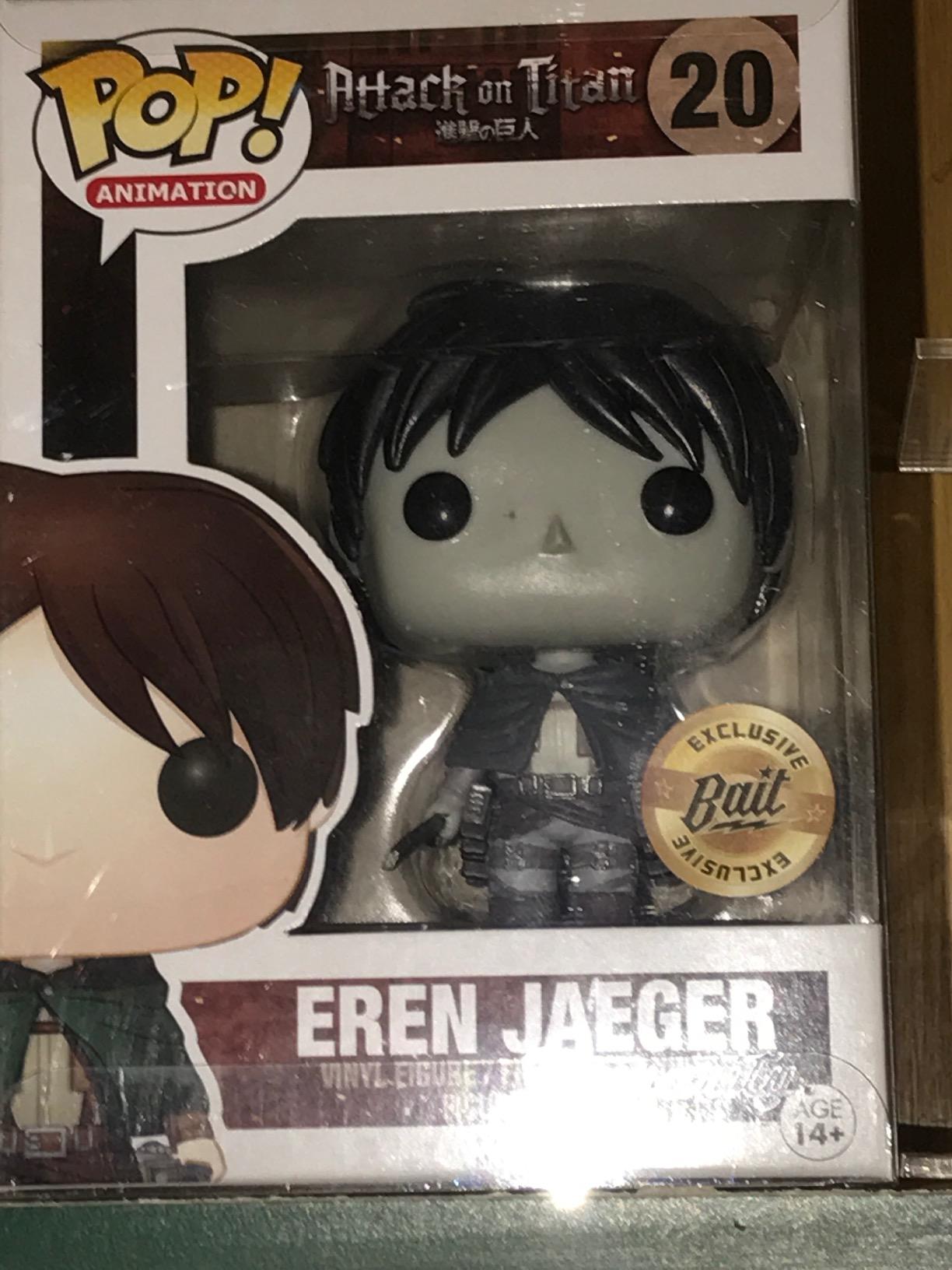 Amazon.com: Funko Pop Animation Attack on Titan Figure - Eren Jaeger ...