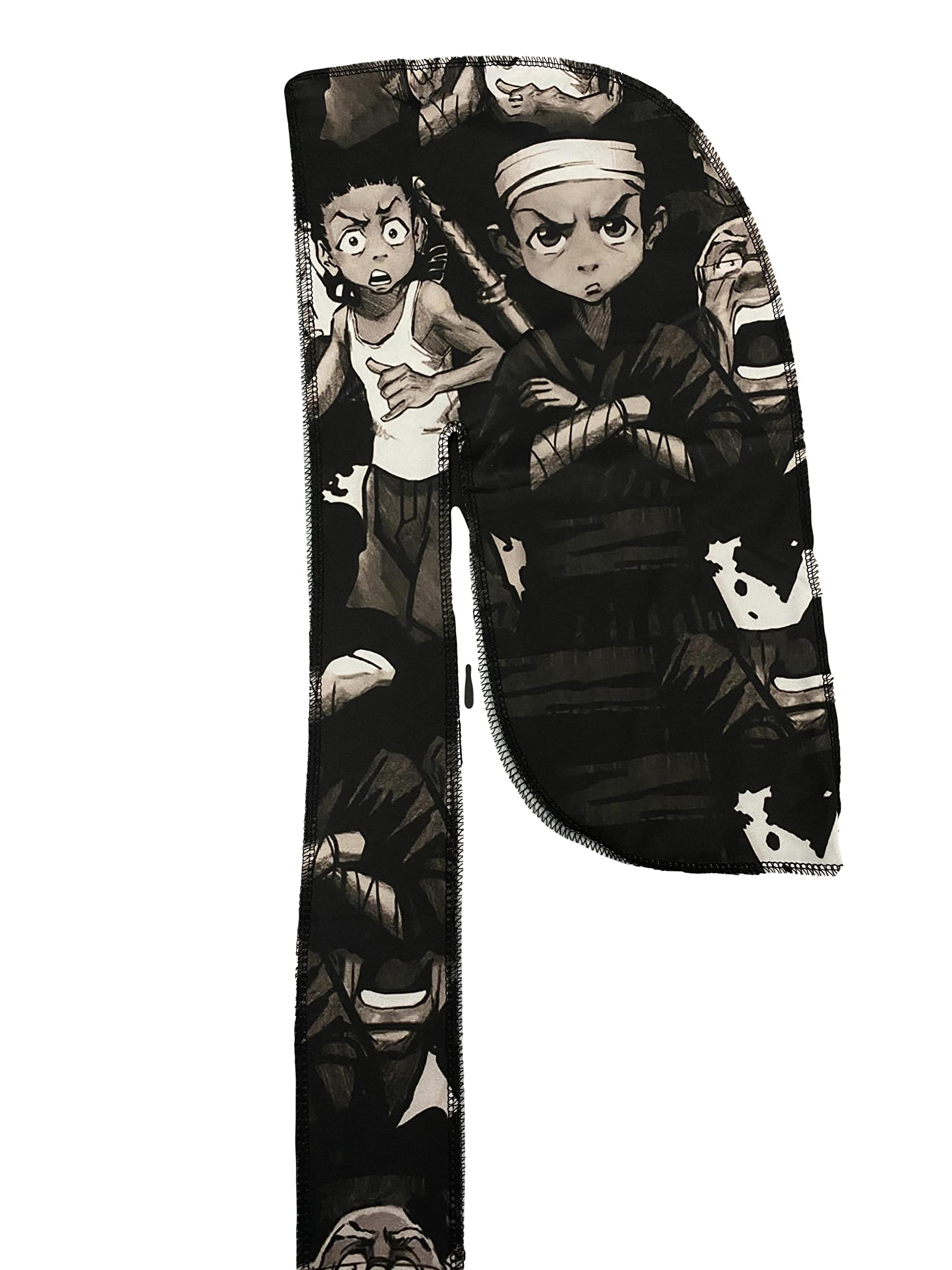 Silky Black Boondocks Cartoon Durag at Amazon Women’s Clothing store