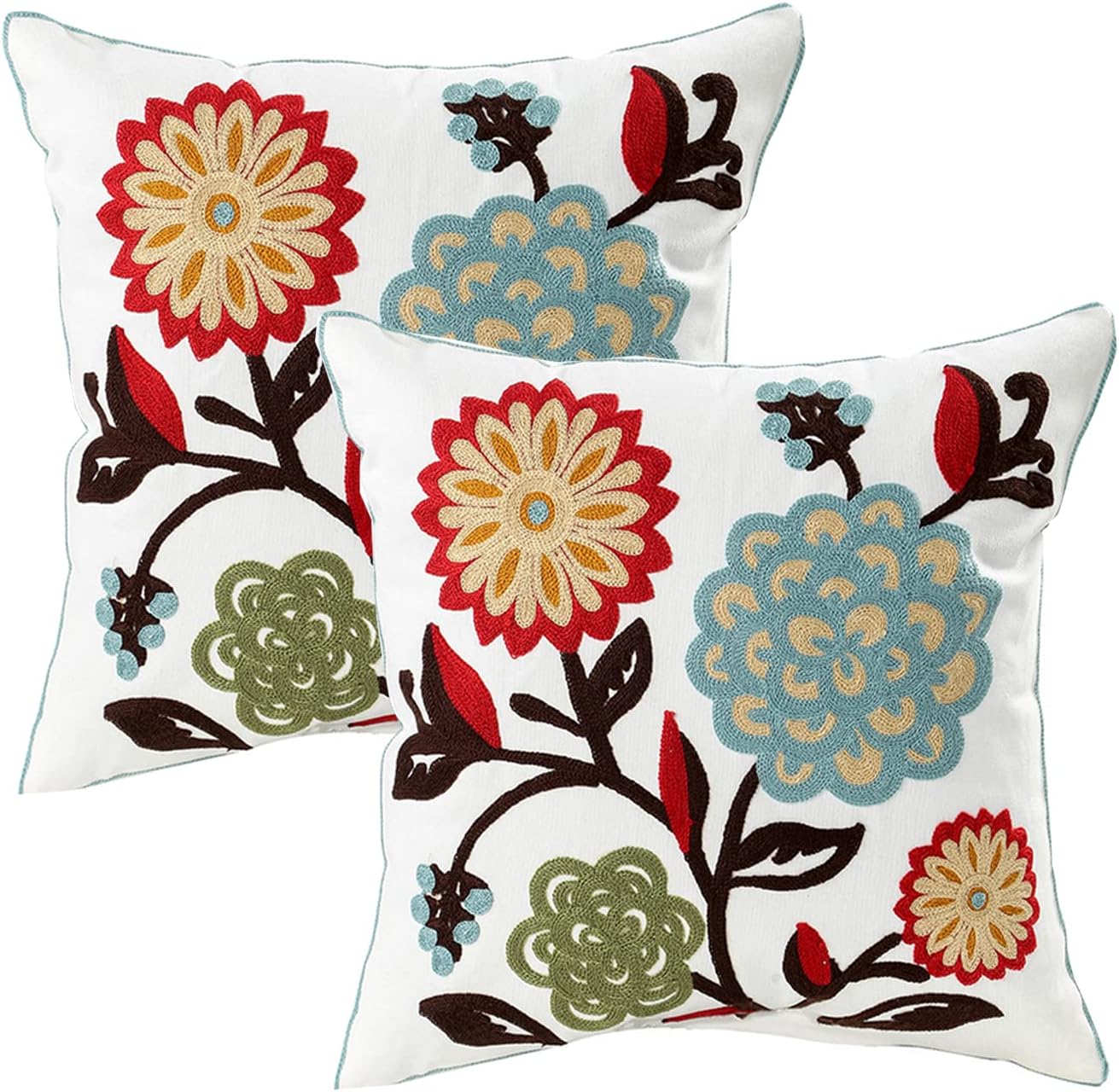 ACCZ Flower Spring Cushion Cover, Sofa Cushion Spring Summer Decorative ...