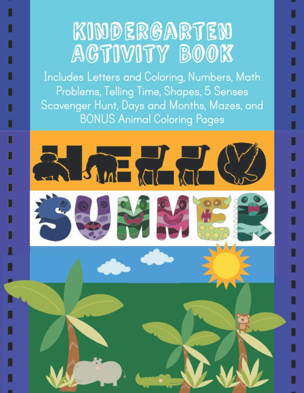 Buy KINDERGARTEN Activity Book - Includes Letters and Coloring, Numbers ...