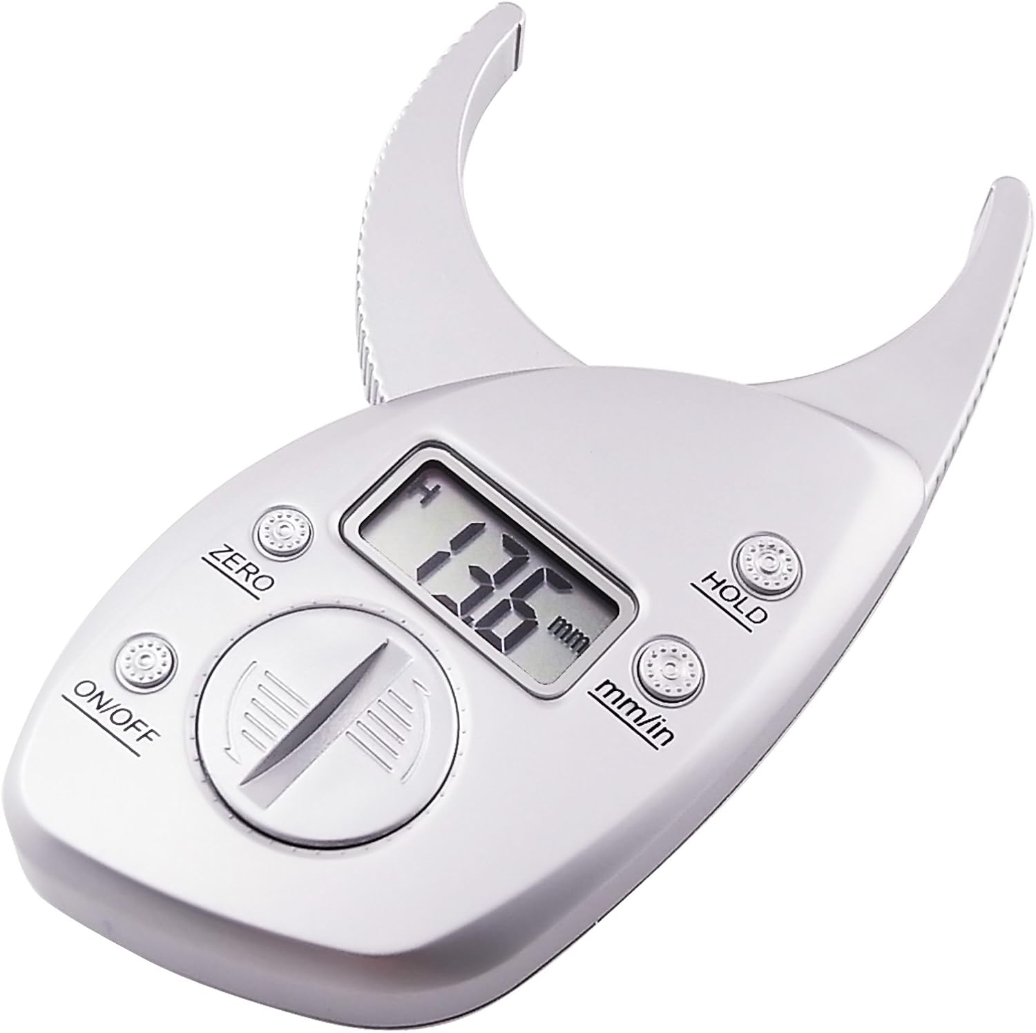 GAIN EXPRESS Digital Body Measuring Fat Caliper Measure mm inch Tool ...