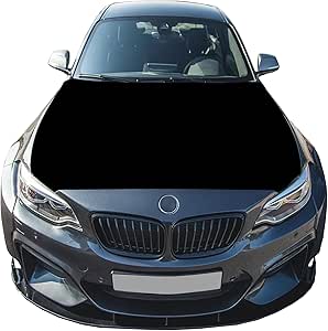 Amazon.com: All Black Fabric Hood Cover for Car Hood Cover 4X5Ft, for ...