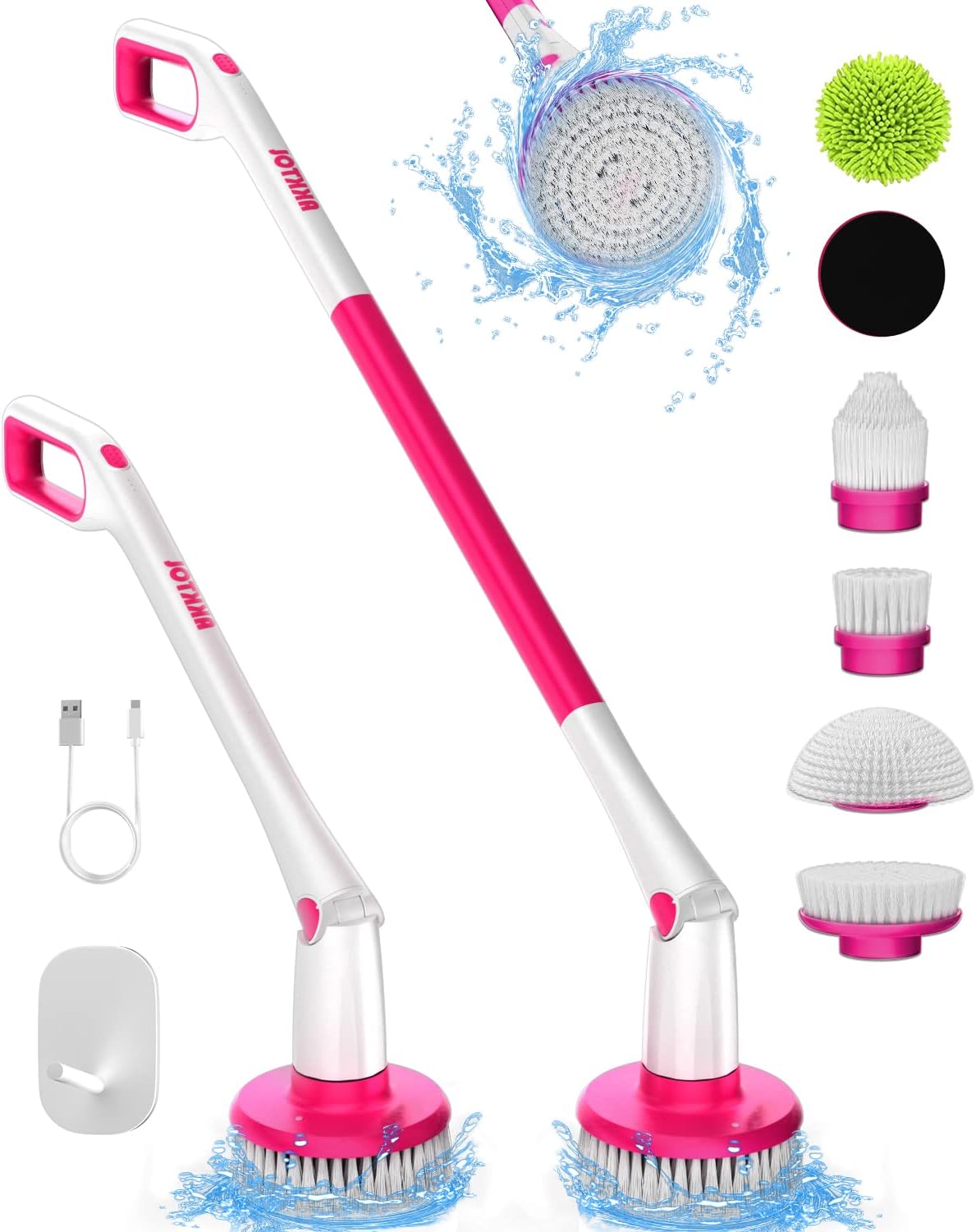 Amazon.com: AKKTOL Electric Spin Scrubber with Long Handle, Power ...