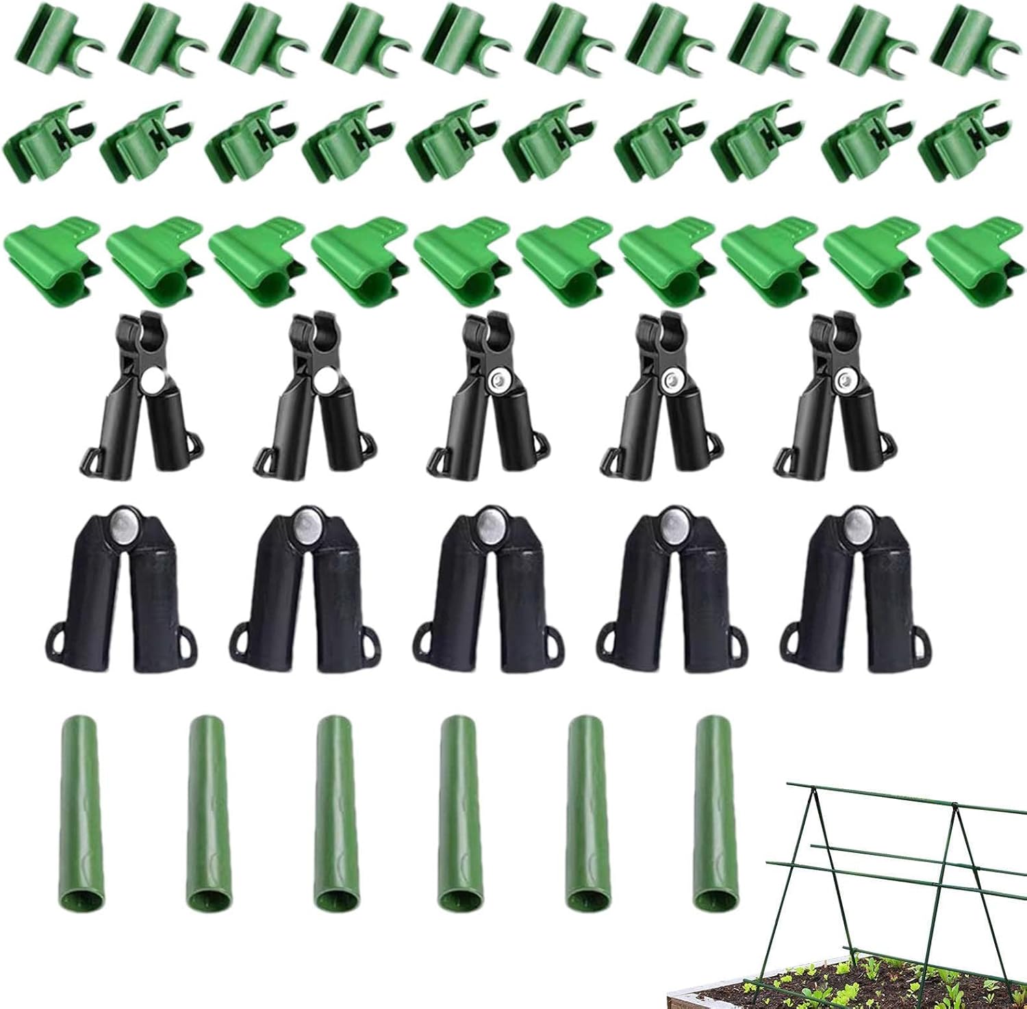 Amazon.com : Plant Trellis Connectors - Adjustable Garden Connector ...