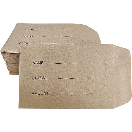 Dinner Money Envelopes Pack 200 : Amazon.co.uk: Stationery & Office ...