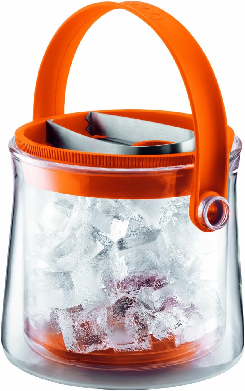 Amazon.com: Bodum Cool Ice Bucket with Tongs Double Wall Insulated ...