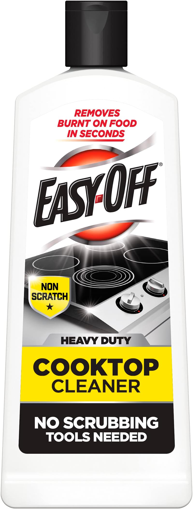 Amazon.com: Easy Off Heavy Duty Cooktop Cleaner, Removes Burnt on Food ...