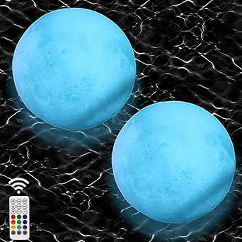 GECAM Led Floating Pool Balls - Floating Light Balls | Pool Decorations ...
