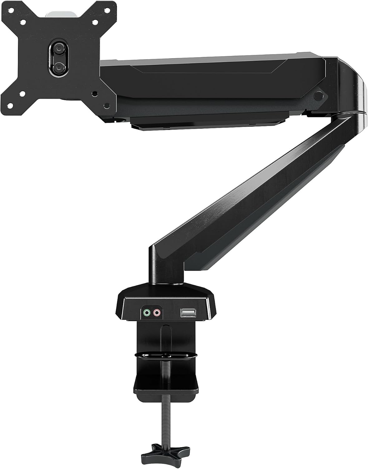 Amazon.com: Bush Business Furniture Adjustable Monitor Arm in Satin ...
