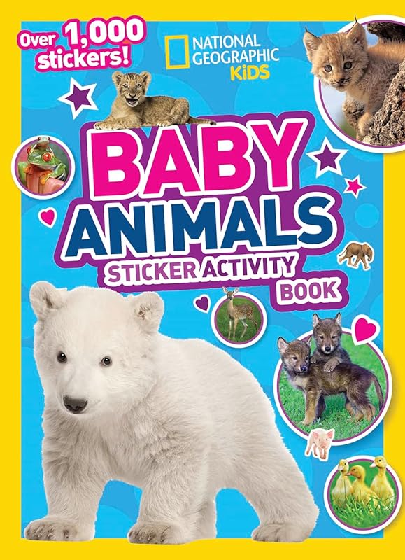 National Geographic Kids Baby Animals Sticker Activity Book (NG Sticker ...